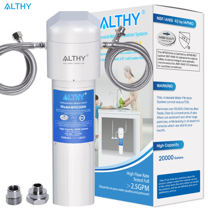 ALTHY Under Sink Drinking Water Filter Purifier -NSF/ANSI Certified ...