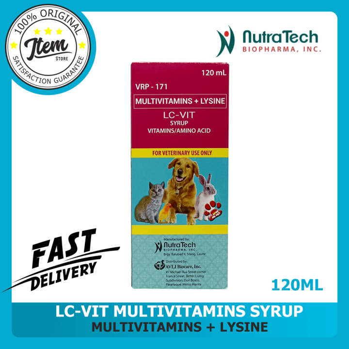 LC-VIT Multivitamins Syrup for Pets 120ml | Lazada PH