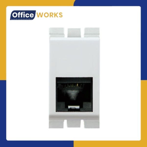 BTICINO RJ45 JACKS BAMBOO - RJ45 CONNECTOR CAT. 6-UTP-TOOLESS / BTICINO ...