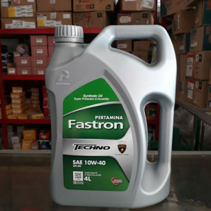 PROMO! OLI MOBIL Pertamina Fastron Techno 10W-40 4ltr sae 10w/40 4l ...