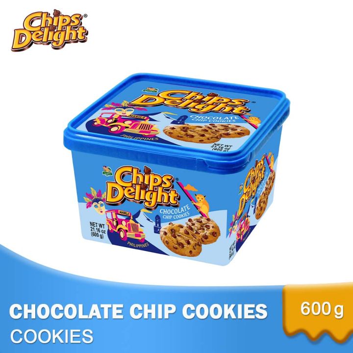 Chips Delight Chocolate Chip Cookies Tub 600g | Lazada PH