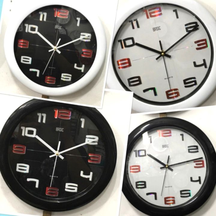 jam dinding basic Bentuk Bulat Ukuran 30 cm | Lazada Indonesia