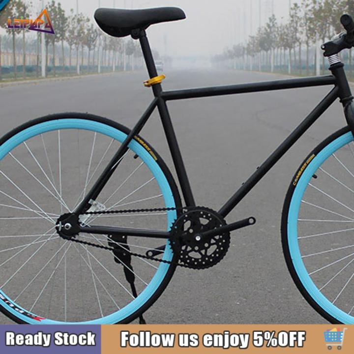 leipupa RED CHAIN SINGLE SPEED BICYCLE CHAIN 1 SPEED GEAR FIXIE FIXED ...