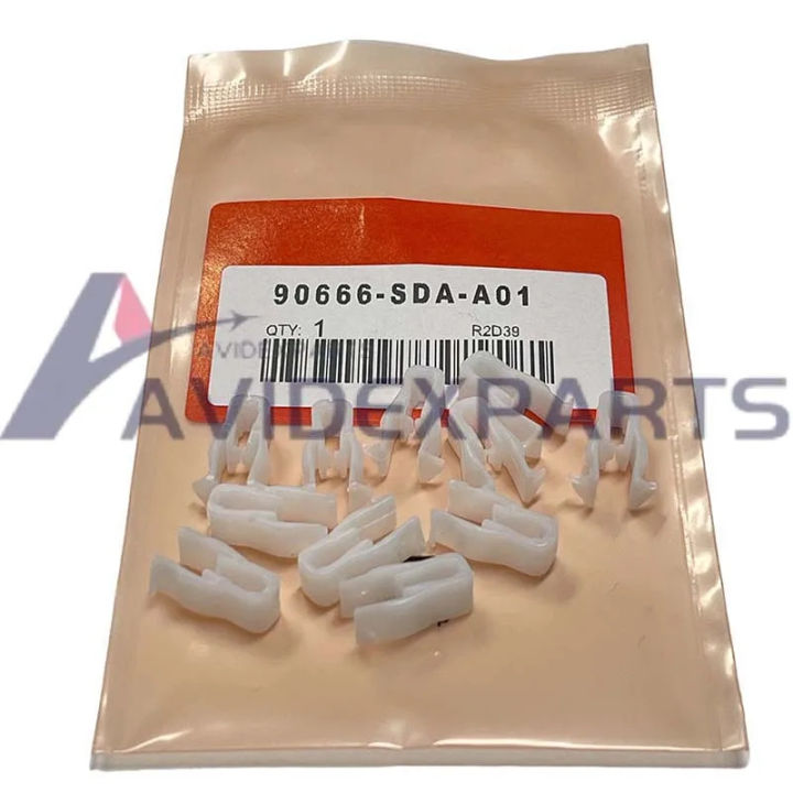 10pcs 90666-SDA-A01 For Honda Instrument Cover Bar Fairing Snap Clip ...