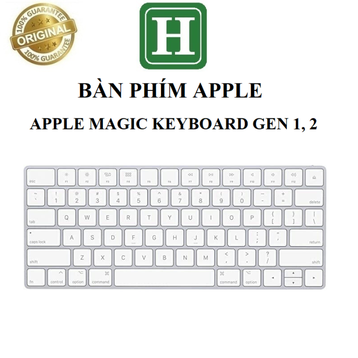 Bàn phím bluetooth không dây, AppIe Magic Keyboard GEN 1, 2, hàng chính ...