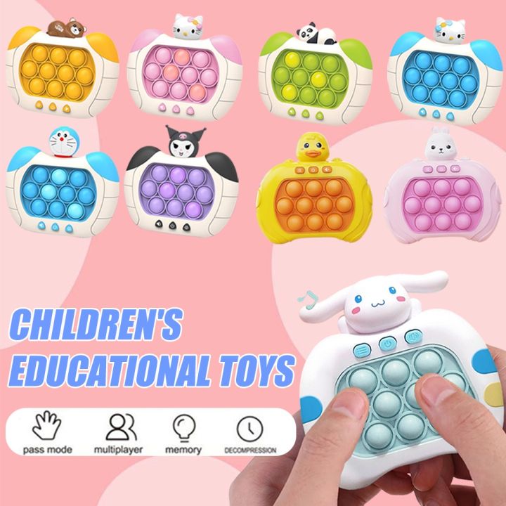 Pop It Game Machine Kuromi Cinnamoroll Quick Push Game Fast Push Pop It ...
