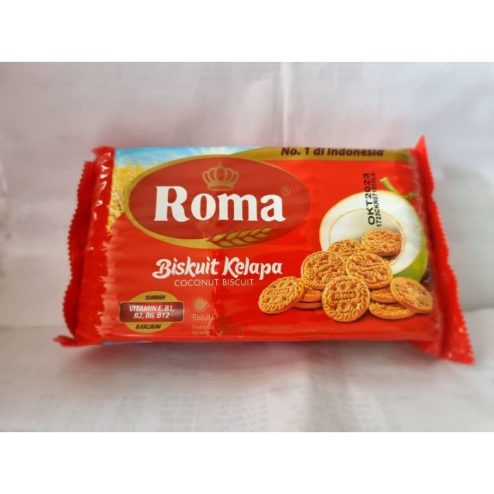 roma biskuit kelapa 300 gram 1 dus isi 28 pcs | Lazada Indonesia