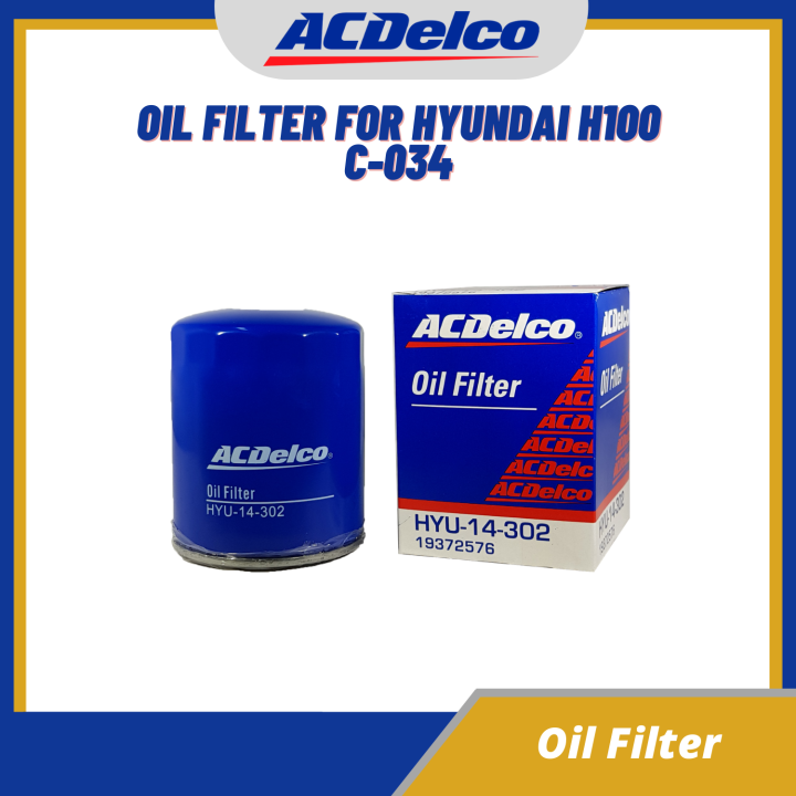 ACDelco Oil Filter for Hyundai H100 C-034 | Lazada PH