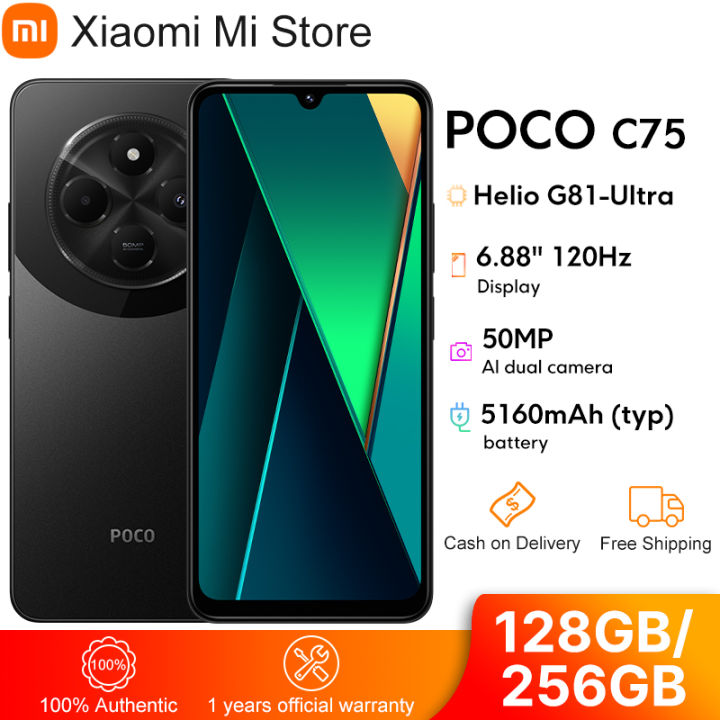 POCO C75 Smartphone Global Version NFC 128GB/256GB 6.88" Dot Drop ...
