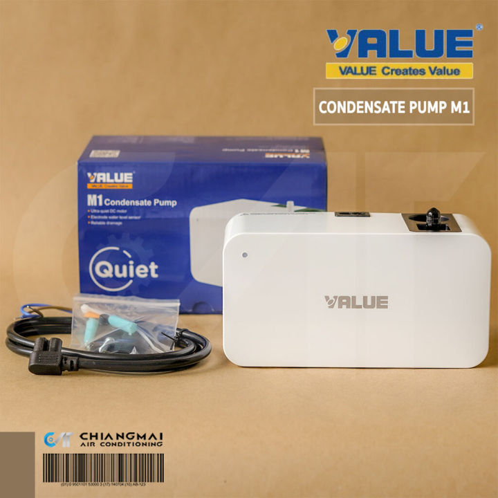 ปั้มน้ำทิ้งแอร์ (กาลักน้ำ) VALUE M2 Condensate Pump (สินค้าเป็นรุ่น M2 ...