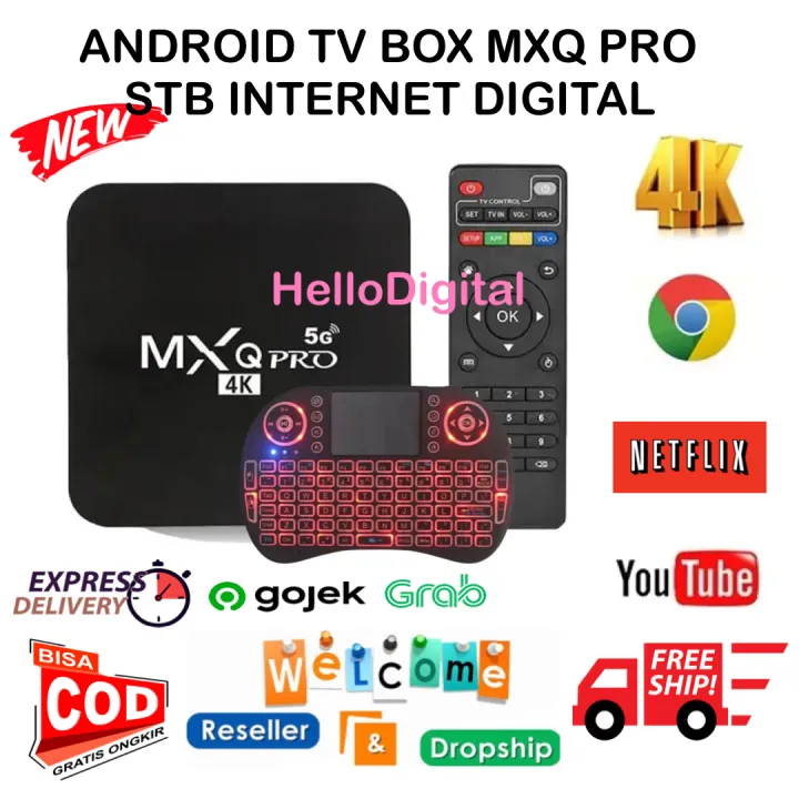 Android TV BOX MXQ PRO 5G 4K Ultra HD / SET TOP BOX MXQ PRO 5G / STB ...
