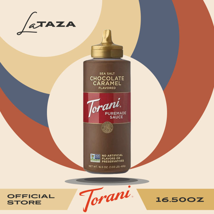 Torani Puremade Sea Salt Chocolate Caramel Sauce (16.50oz) (EXP AUG ...