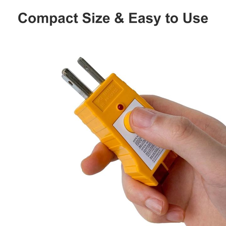 【DDK】-4X Outlet Tester for Grounding Products, Outlet Tester with GFCI ...