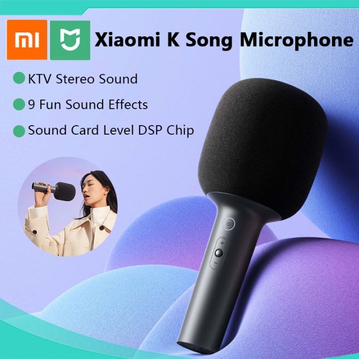 Xiaomi Mijia K Song Microphone Bluetooth Videoke Mic KTV Stereo ...