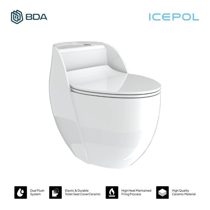 Icepol Closet Duduk Kloset Duduk Toilet Duduk Toilet WC Minimalis ...