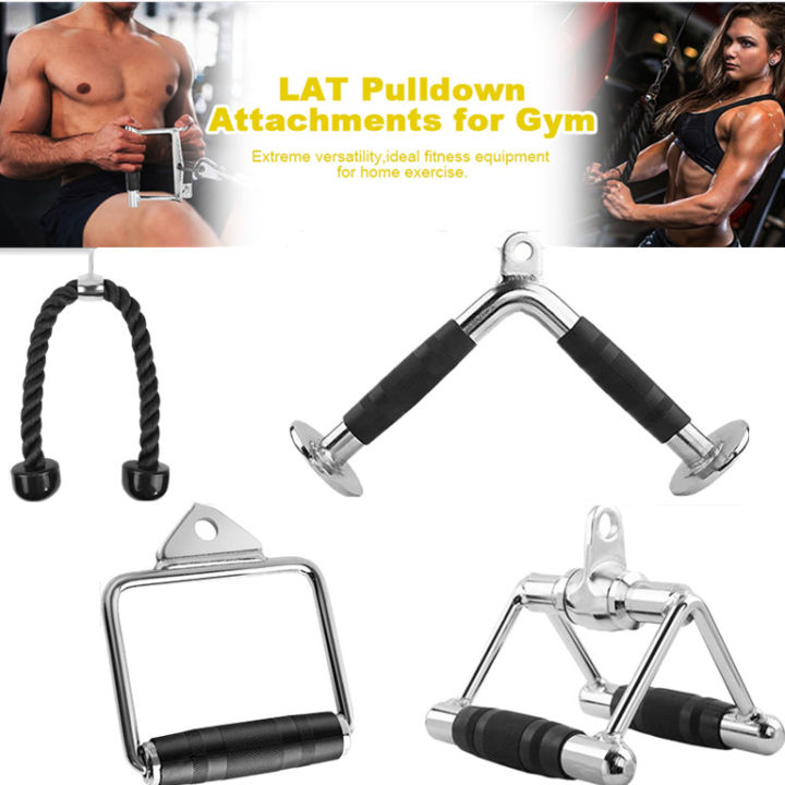 อุปกรณ์ฟิตเนส เล่นกับ เครื่อง cable โฮมยิม เชือก v-grip อื่นๆ | Lazada ...