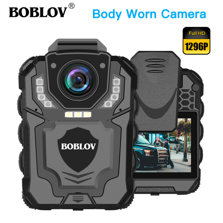 【Local Stock】BOBLOV T5 Police Body Mini Wearable Police Camera with ...