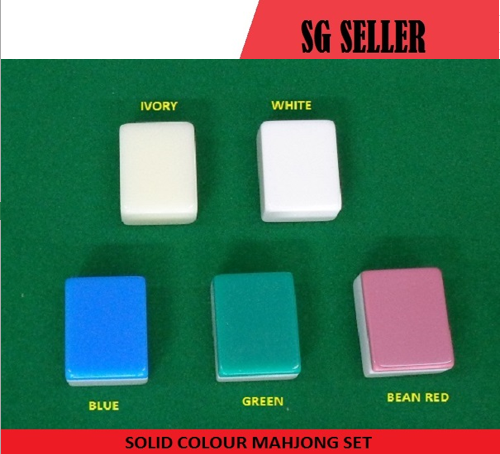 Solid Colour Mahjong Set (A1 Size 37mm / A2 Size 35mm) | Lazada Singapore