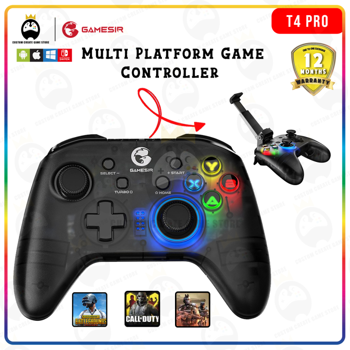 GameSir T4 Pro Multi-platform Game Controller for [PC Laptop Android IOS 13+ Nintendo Switch ...
