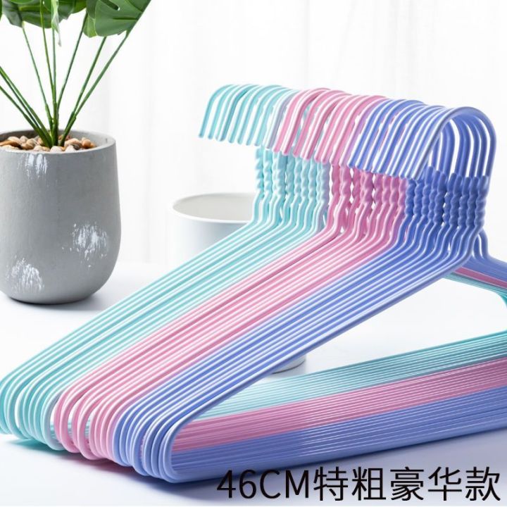 10PCS/Lot hanger Pastel Stainless Steel Drying Hanger Strong Cloth ...