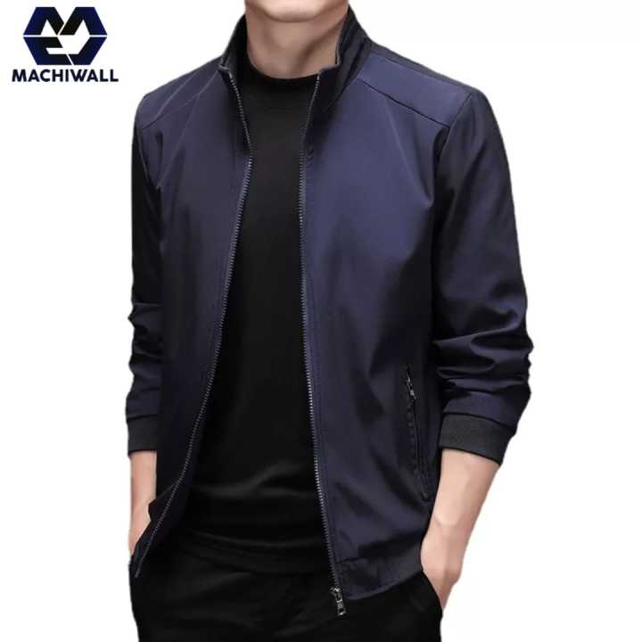 jaket bomber kasual pria jaket formal kantor jaket pria santri dan ...