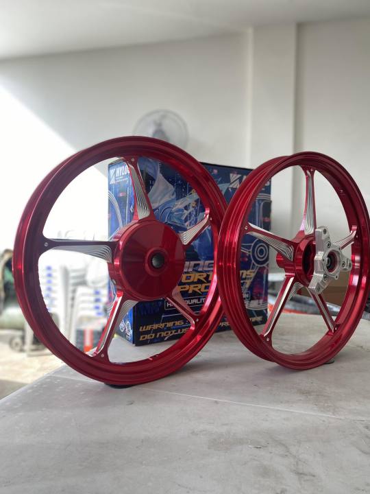 ORIGINAL HYLOS 17S H5 SPOKES MAGS CLICK / MIO / SNIPER / R150 / AEROX ...