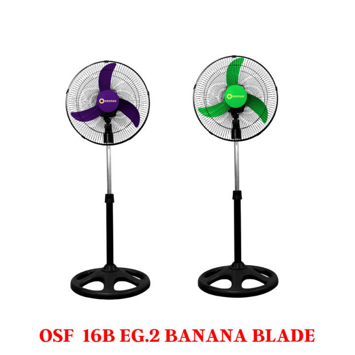 FAST SHIPPING OROFAN STAND FAN/ OSF 16B EG.2 BANANA BLADE/ ELECTRIC FAN ...