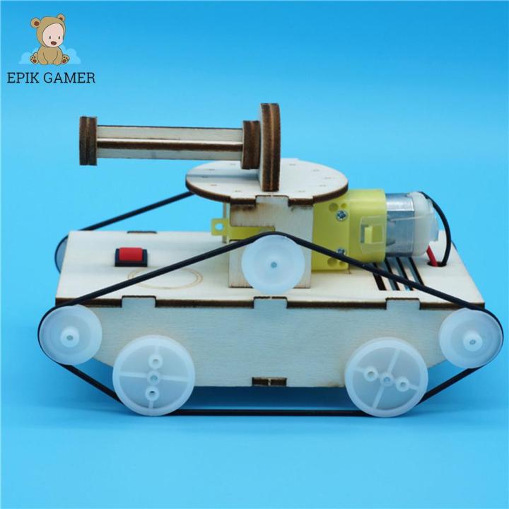Wooden Tank Kit DIY Model Teaching Learning STEM Project for Students ...