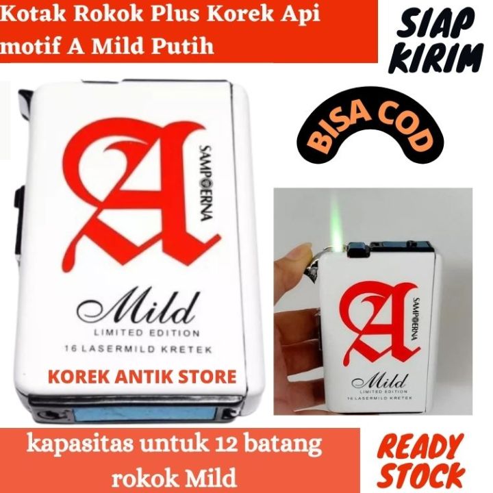 KOTAK ROKOK PLUS KOREK API BRAND ROKOK MARLBORO | Lazada Indonesia