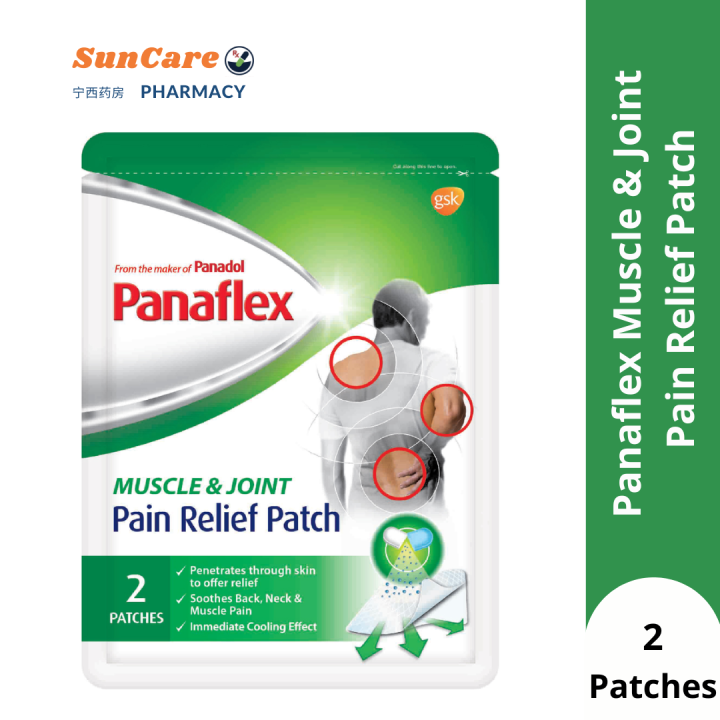 Suncare Pharmacy Panaflex Patch for Muscle & Joint Relief (EXP Nov 2023 ...