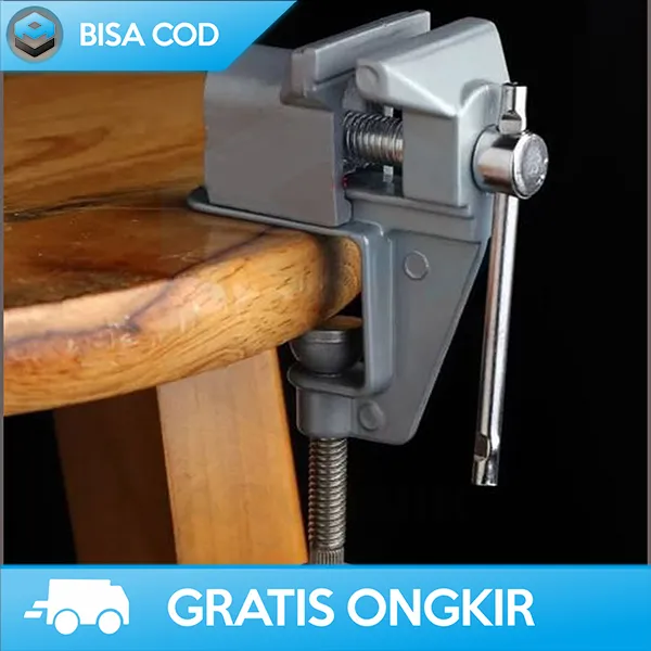 CLAMP PENJEPIT MEJA KAYU TOOLS WOODEN PERKAKAS PERALATAN MINI PORTABLE ...