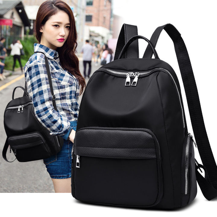UISN MALL Korean Backpack Women Casual Lightweight Oxford Backpack ...