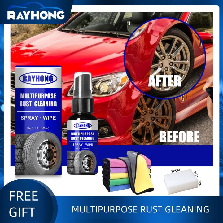 Rayhong Multipurpose Rust Cleaning Spray Wipe Car Rust Remover Car ...