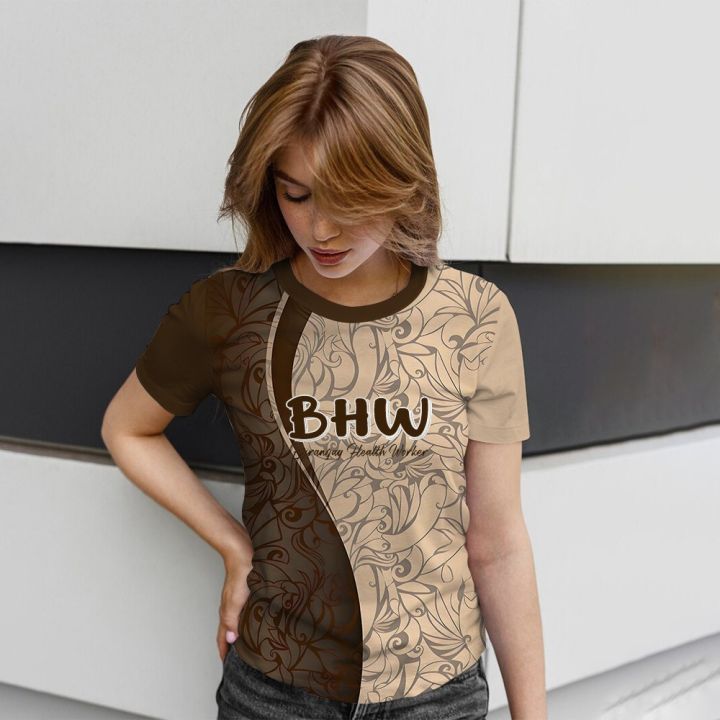 (Bhw&Bns) HYS Sublimation BHW Shirt Unisex Community Volunteer Uniforms ...