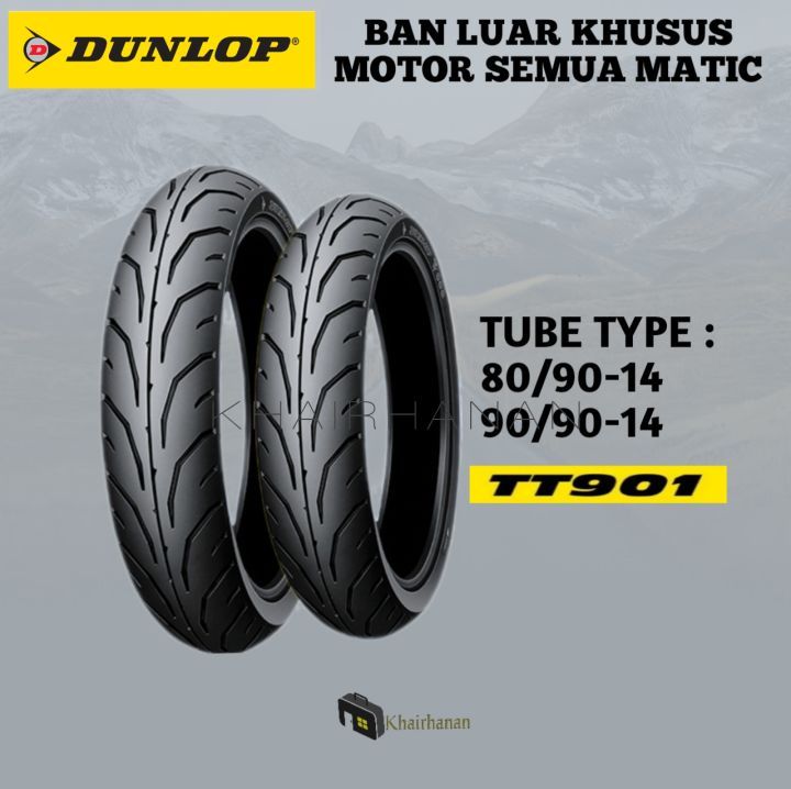BAN DUNLOP BAN MOTOR BEBEK DAN MATIC TUBETYPE (jenis pakai ban dalam ...