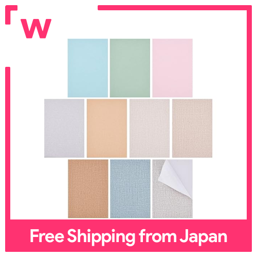 BENECREAT 10 sheets 10 colors wall stickers for diorama 20.5x30.4cm, 0 ...