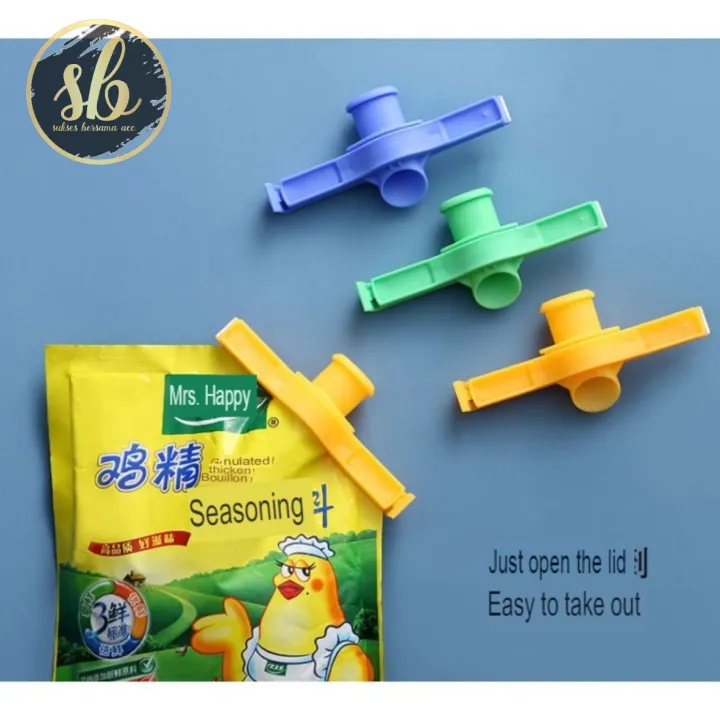 SBA RT42 Klip segel plastik makanan Klip segel makanan bumbu dapur ...
