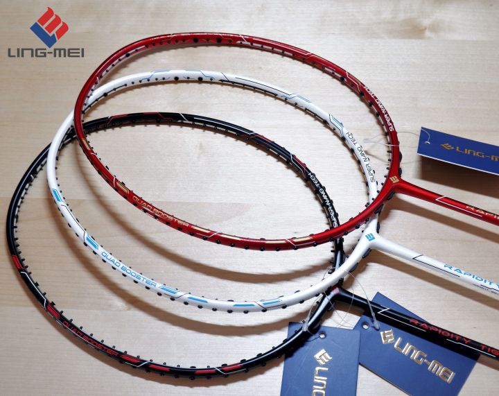 Ling Mei Badminton Racket Rapidity 680 (30 lbs. tension) with Free Bag ...