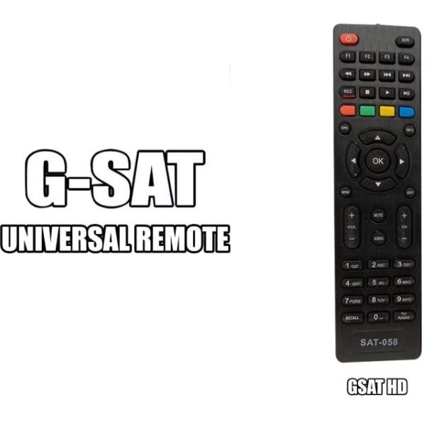 GSAT-058 HD and GSAT Pinoy Gpinoy Remote Control Universal Replacement TV Box Remote Controller ...