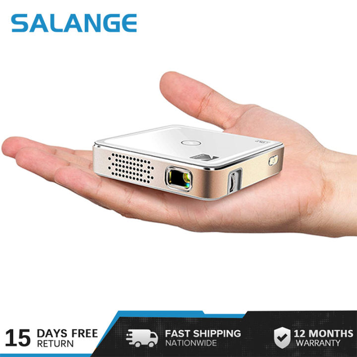 【DLP】 Salange P30 Ultra Mini Pocket Pico Projector HD 1080p support LED ...