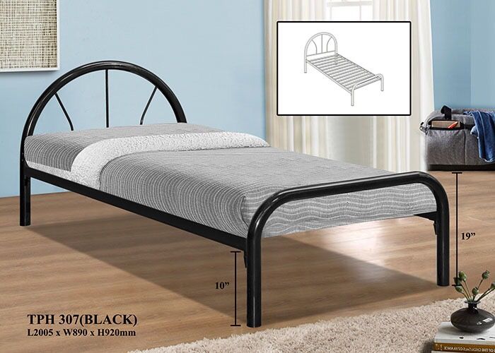E Home 50mm single bed with super base powder coating Bed | Lazada