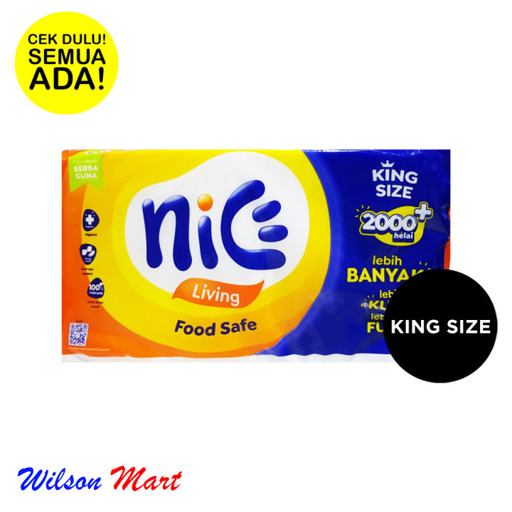 NICE TISU WAJAH FACIAL TISSUE KING SIZE | Lazada Indonesia