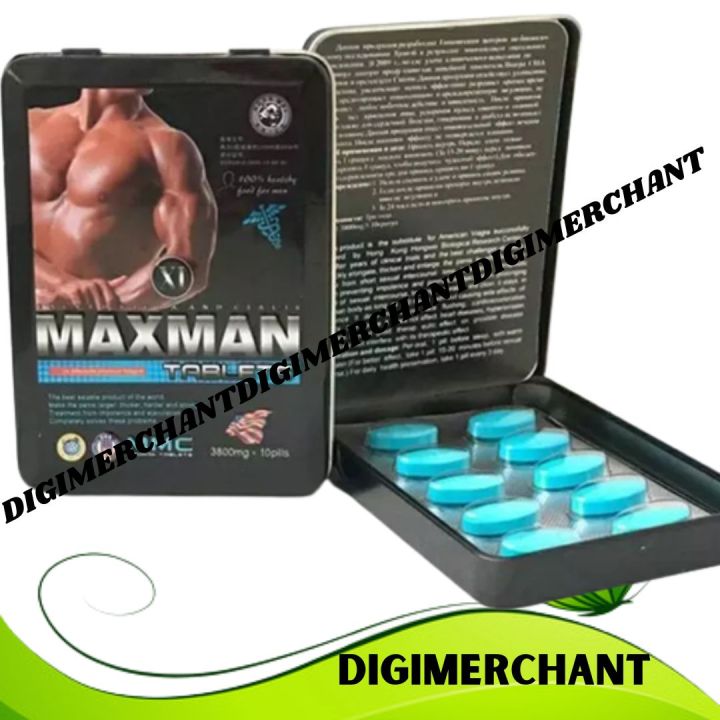 ORIGINAL💯MAXMAN BLUE TABLETS(10PCS) FOR MAN | Lazada PH