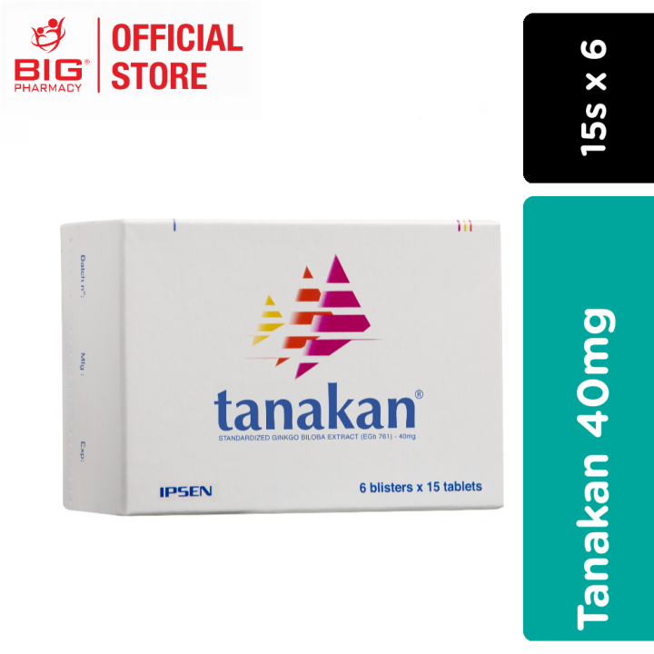Tanakan 40mg 15S X 6 | Lazada