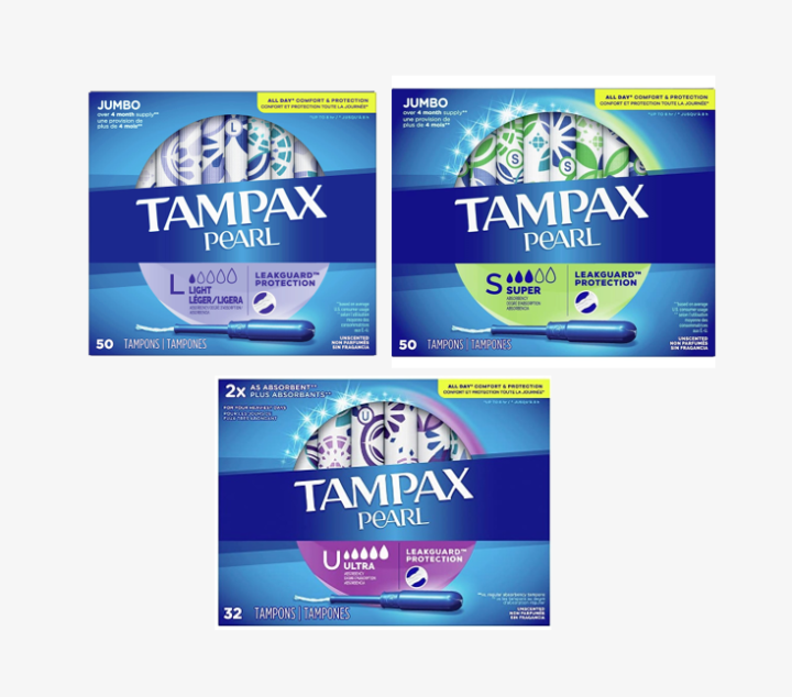 Tampax Pearl Tampons with Plastic Applicator | Lazada PH