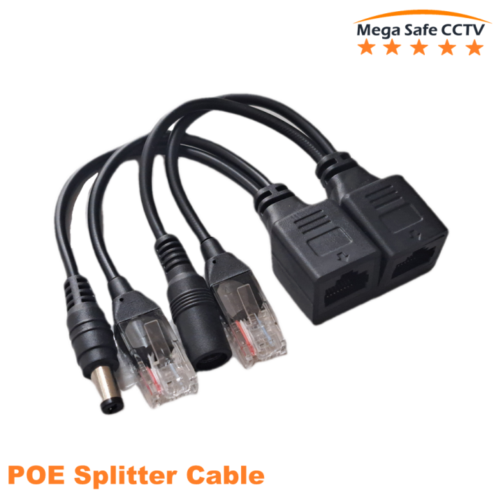 POE Splitter / Power Over Ethernet Passive PoE Adapter Injector ...