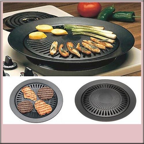 Smokeless BBQ Grill Pan Bulat Kompor High Quality / Ultra Grill Alat ...