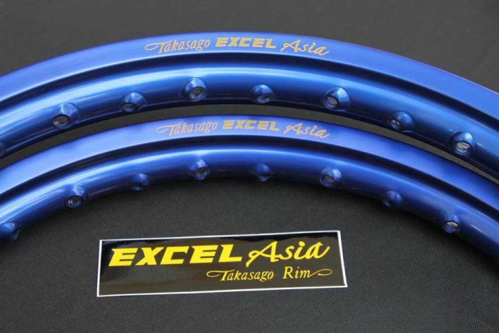 ล้อ Excel asia แท้ 100% สีน้ำเงินเข้ม 1 คู่ 2 วง | Lazada.co.th