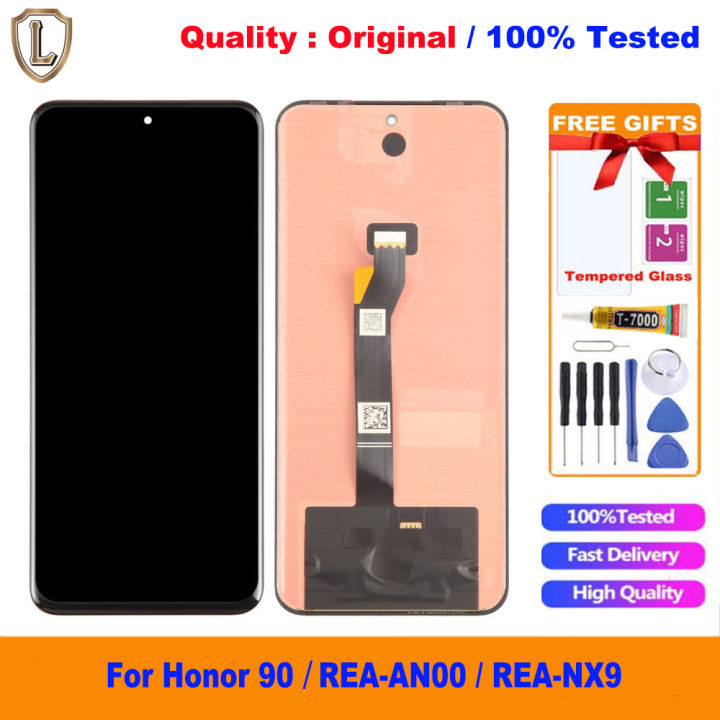 100% Tested Original AMOLED LCD For Honor 90 LCD Touch Screen Digitizer ...