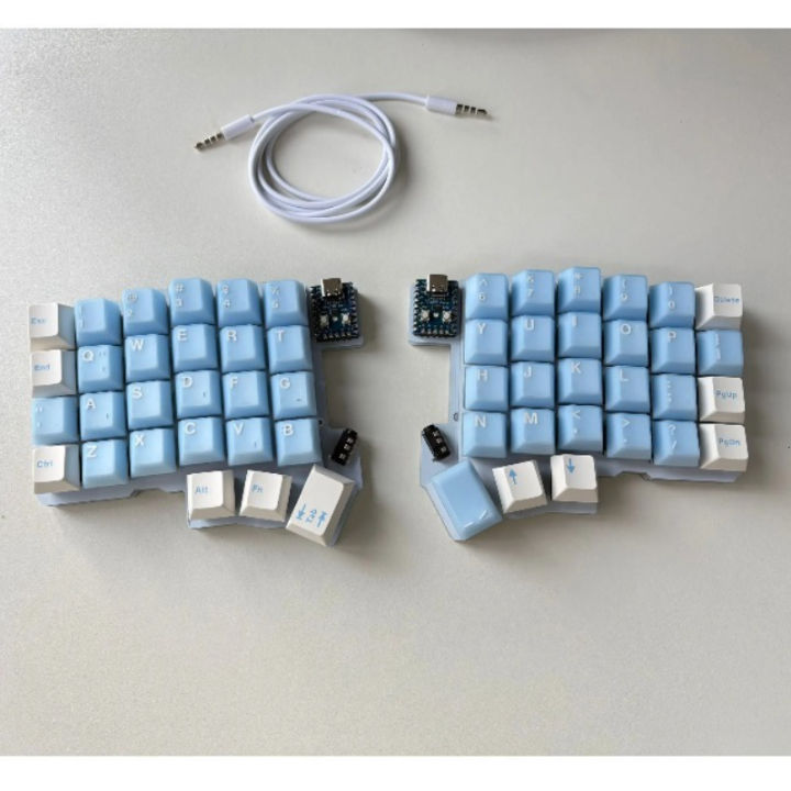 Silakka Split Keyboard Kit Wired Ergonomic Split Customized Hot Swap ...